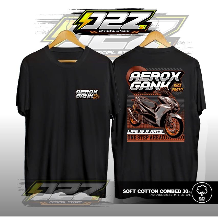 Jual Kaos Baju T-shirt YAMAHA AEROX 155 Versi AEROX GANK Kaos Distro Otomotif Terlaris | Shopee ...
