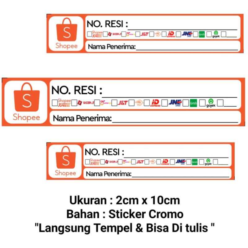 Jual Stiker label resi | Shopee Indonesia