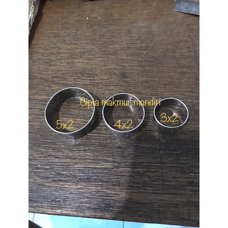 Jual cetakan kue cake siomay ring cutter ring bulat 5x2 4x2 3x2 ...
