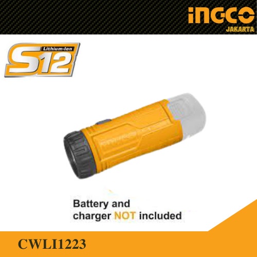 Jual Lampu Senter Cordless 12V (100 Lm) Working Flash Light INGCO ...