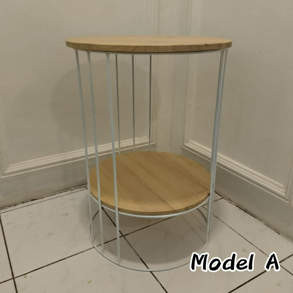 Jual meja stool susun bulat | meja kopi minimalis | Shopee Indonesia