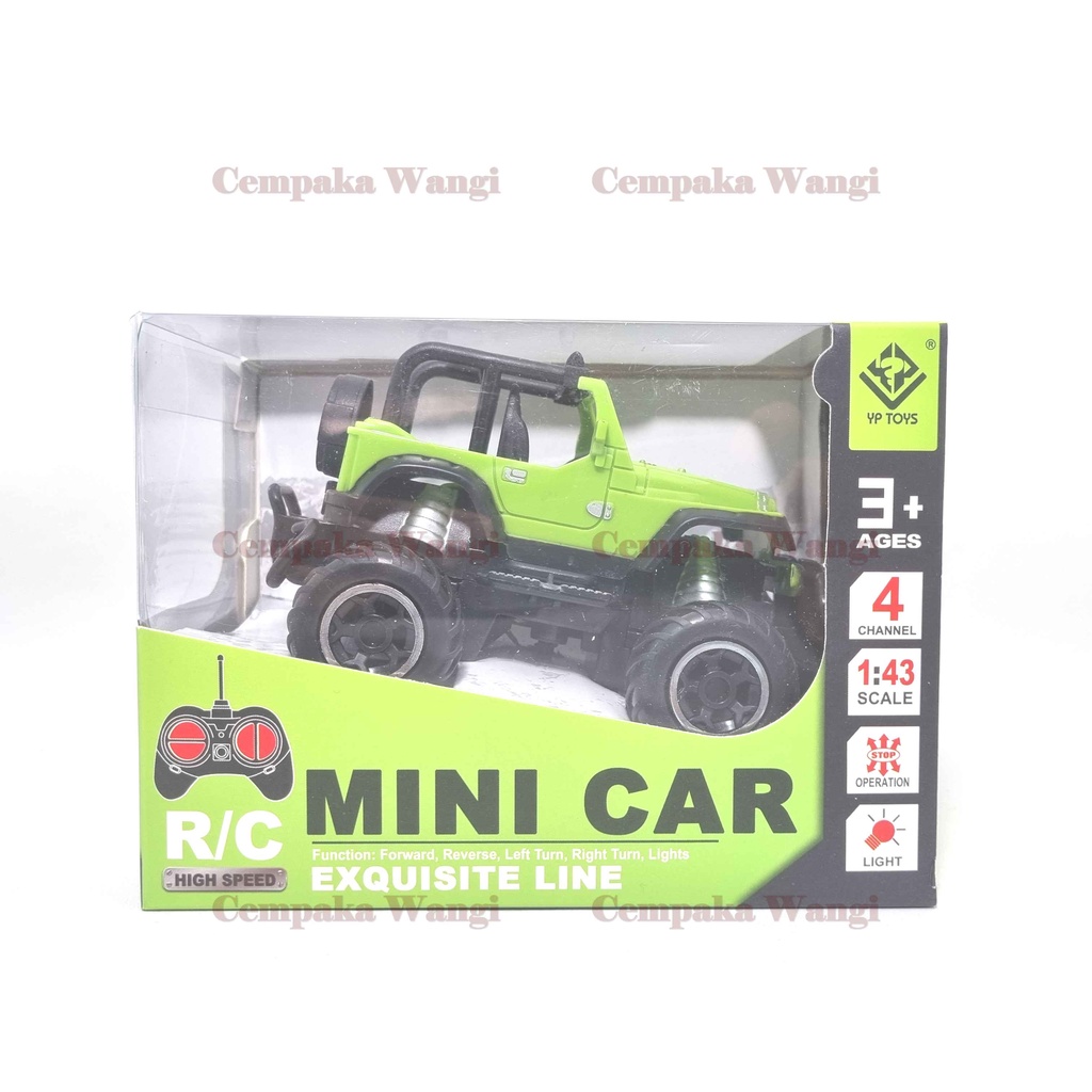 Jual mobil remote control jeep off road mini - mainan anak mobil ...