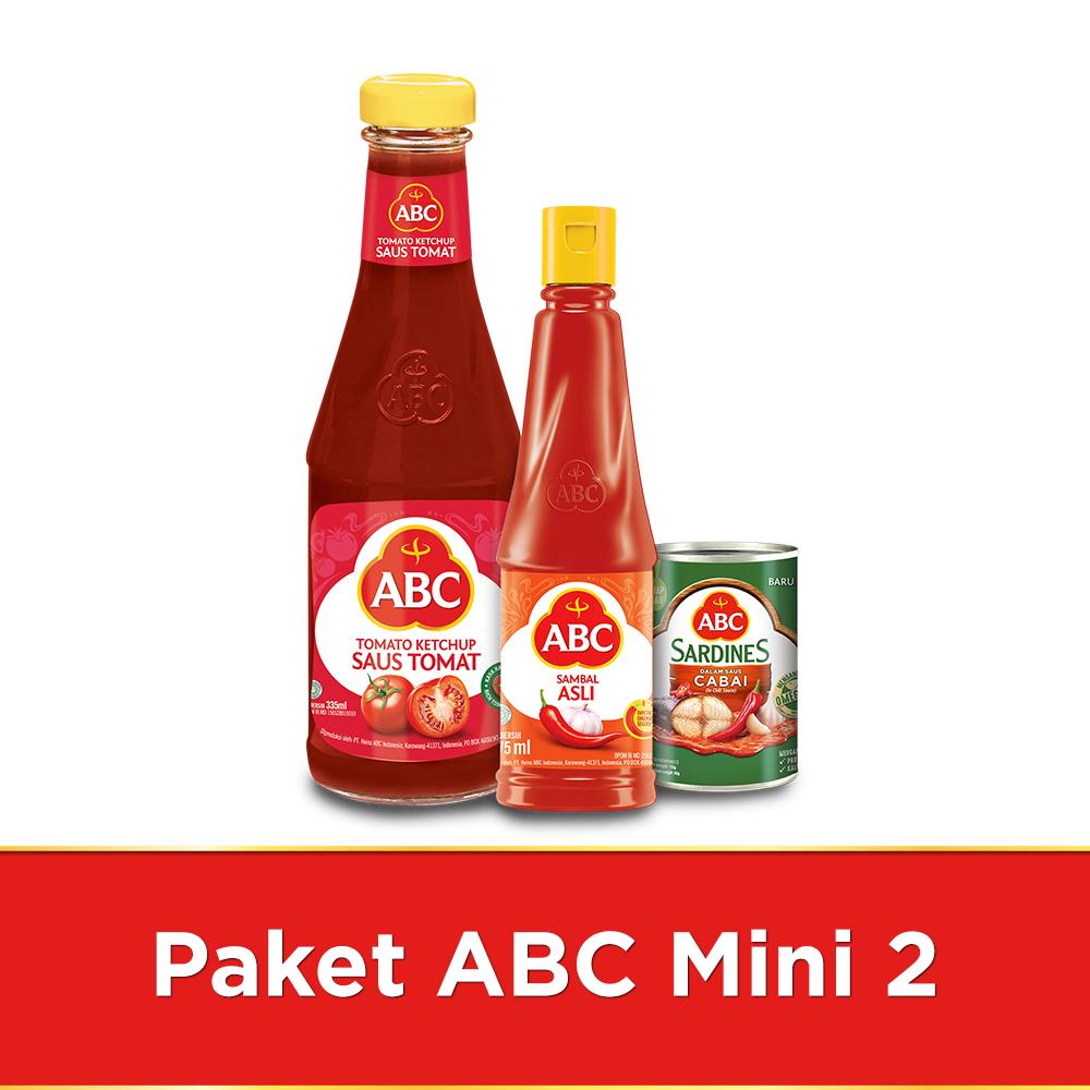 Jual ABC Saus Sambal Asli 275 ml + Saus Tomat 335 ml + Sarden Saus ...