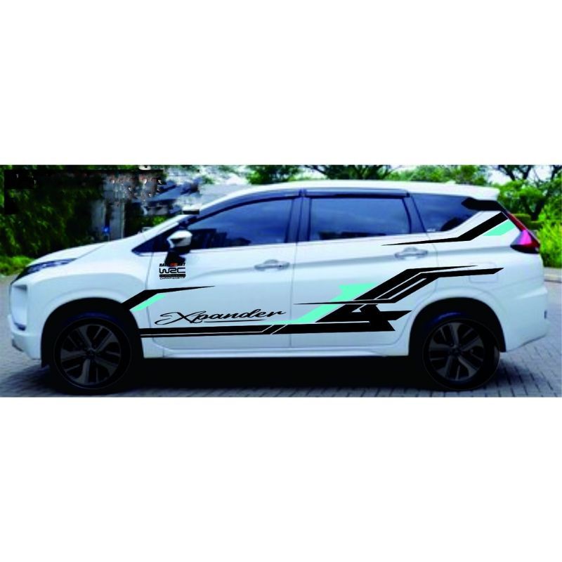 Jual Stiker mobil sticker cutting mobil body samping xpander | Shopee ...