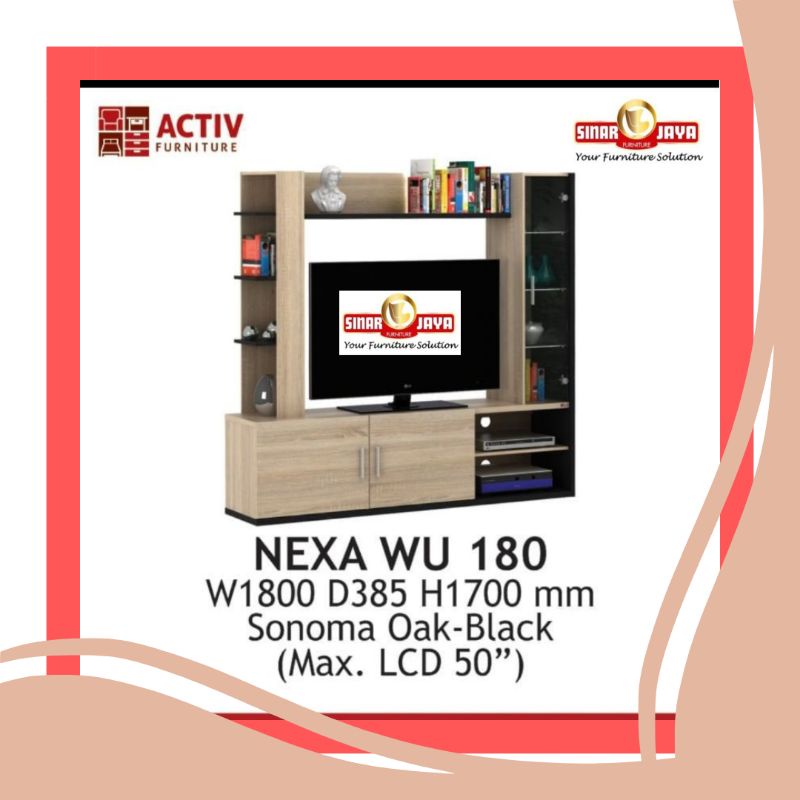 Jual Bufet TV - Activ - Nexa WU / Rak TV Model Bufet | Shopee Indonesia