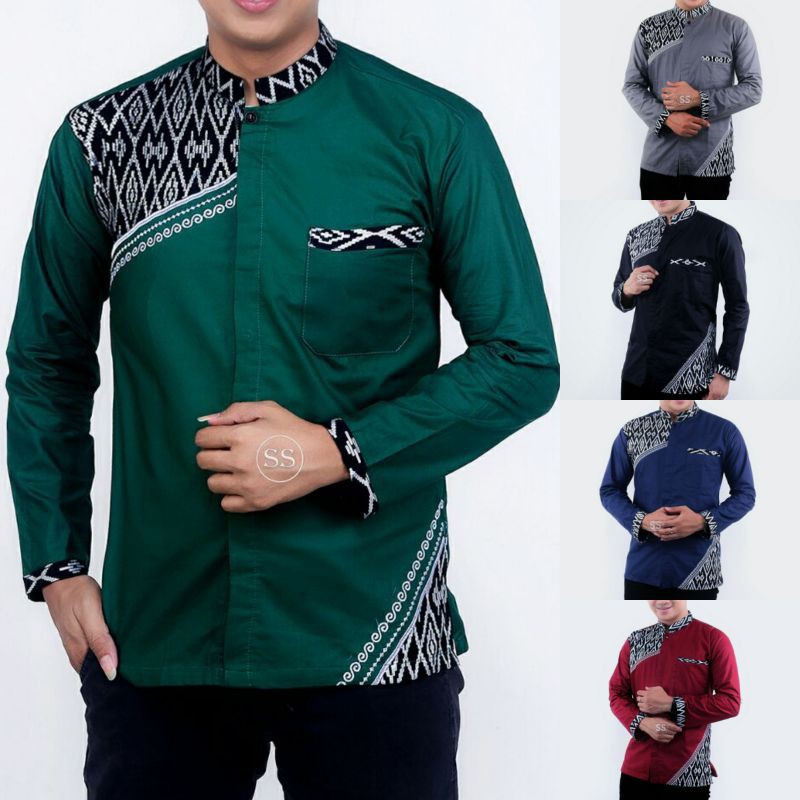 Jual Baju Koko Pria Dewasa Lengan Panjang / Koko Syubbanul Muslimin ...
