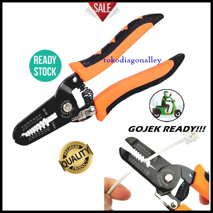 Jual Tang Potong Kabel Pemotong Kabel Wire Cutter Pliers Tang Cramping ...
