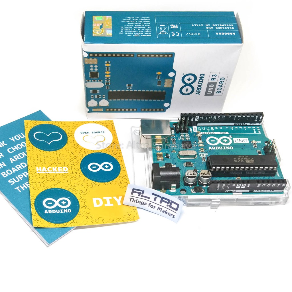 Jual Arduino Uno R3 Original Made in Italy - ATMega328 Development ...