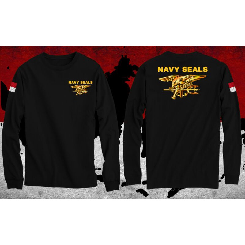 Jual KAOS NAVY SEALS LENGAN PANJANG | Shopee Indonesia