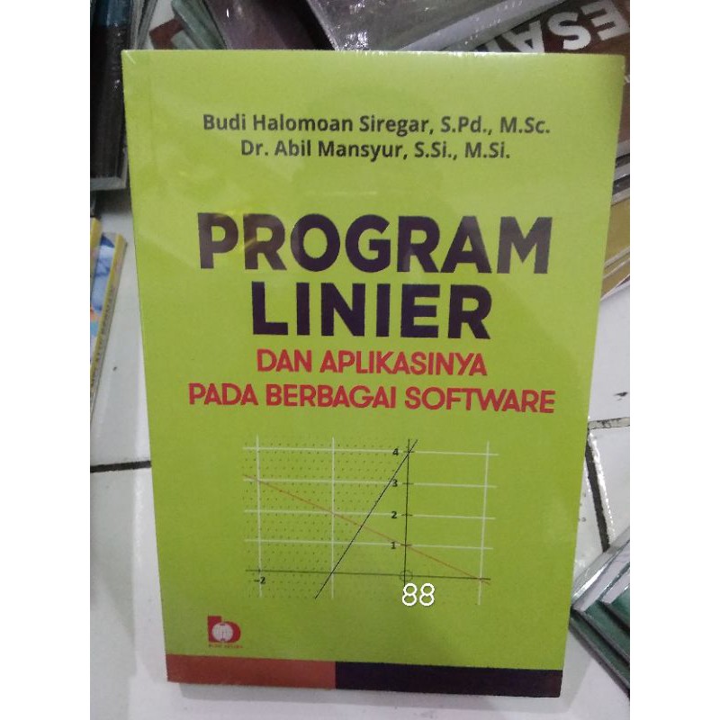 Jual Program Linear dan Aplikasinya Pada Berbagai Software | Shopee ...