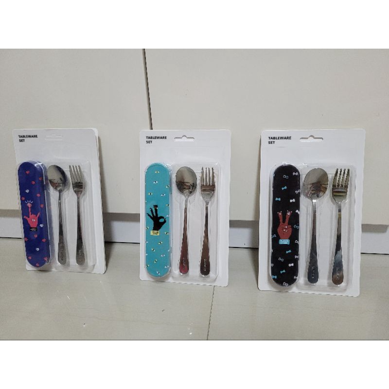 Jual Sendok Set MINISO / Sendok makan dan Garpu makan Stainless Set ...
