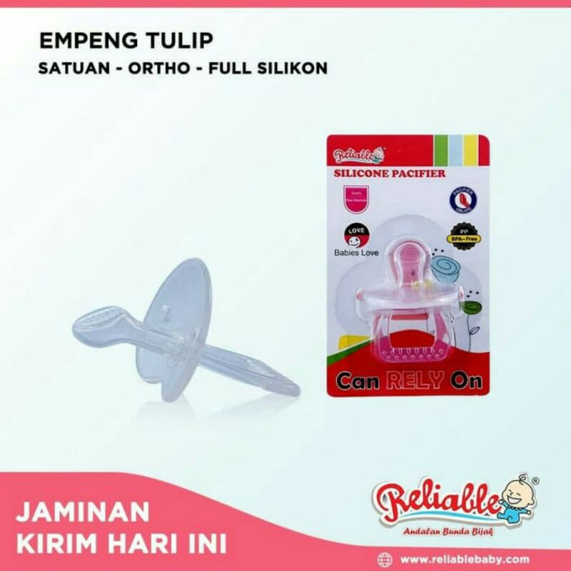 Jual Reliable Empeng Bayi Baby Pacifier Full Silicone Gepeng ...