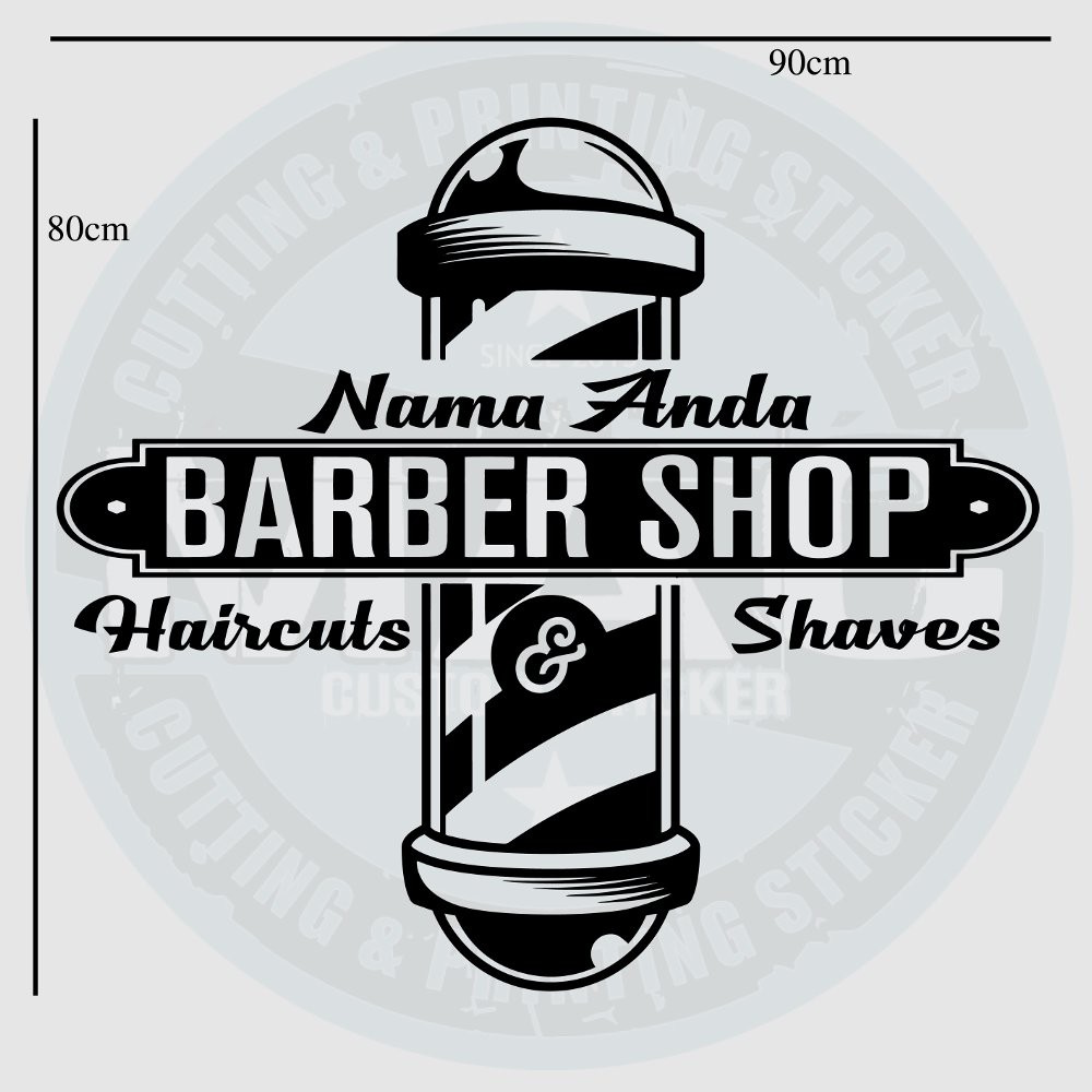 Jual CUTTING STICKER BARBERSHOP - CUTTING STIKER BARBER SHOP - BISA ...