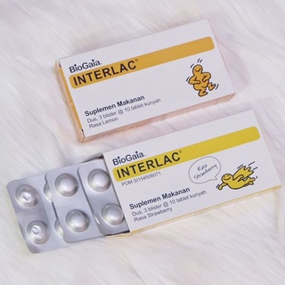 Jual Interlac 30's Tablet Interbat ( 1 Box ) / Lactobacillus / Vitamin ...