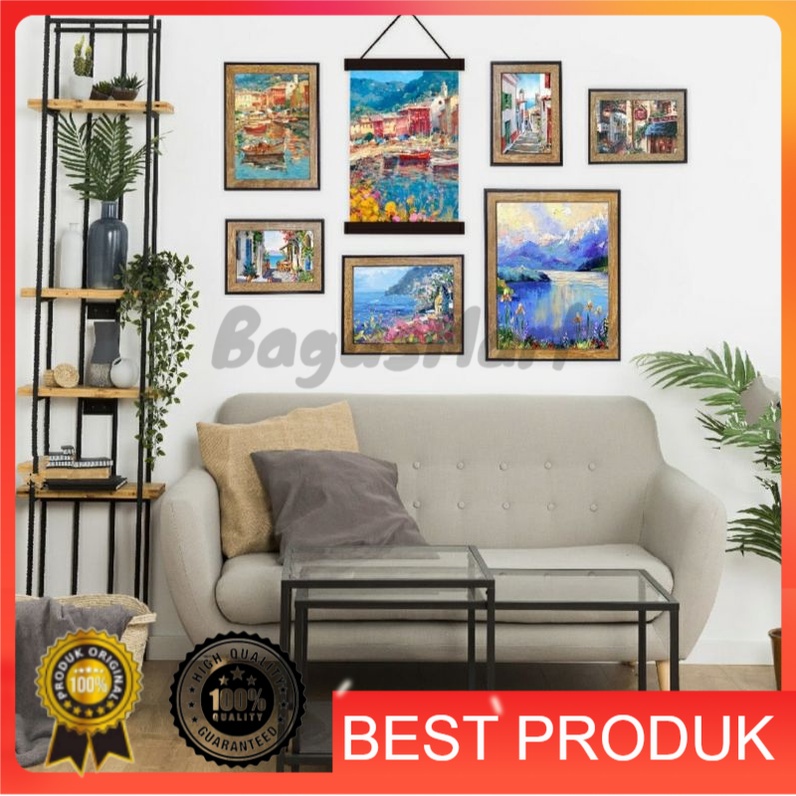 Jual Arthome Set 7 Pcs Bingkai Foto/frame poto isi 7pcs/bingkai poto ...
