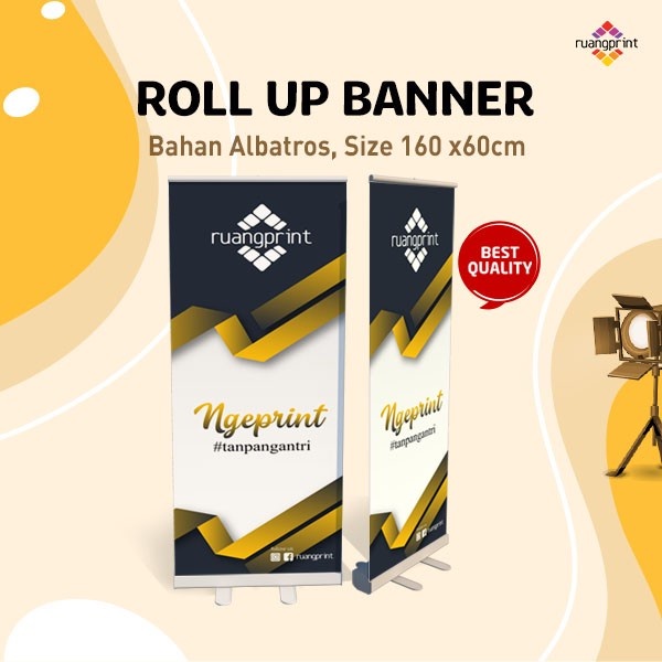Jual Paket Roll Up Banner 60 x 160 Albatros / Cetak Roll Up Banner (proses 1 hari jadi) Hanya di ...