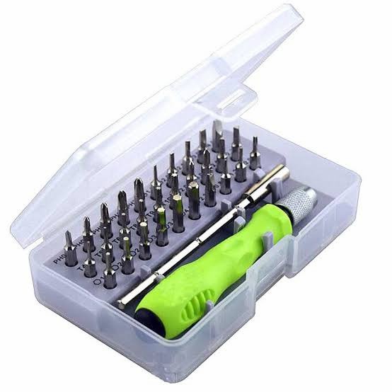 Jual Obeng Set 32in1 Magnetik Mini Toll Kit Multi Screwdriver Set 32in1 Magnet Tool Service HP ...