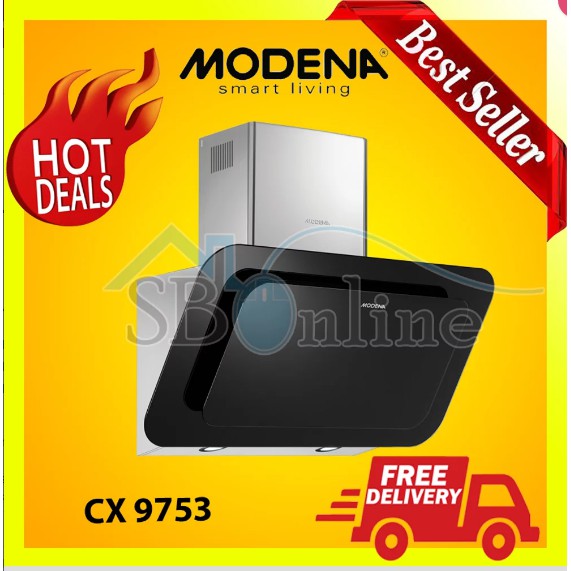 Jual CHIMNEY HOOD WALL MODENA FORLI - CX 9753 - 90 CM Harga Pabrik ...