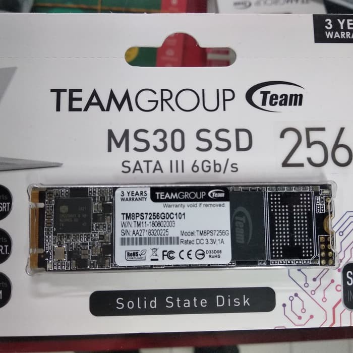 Jual Team M2 SSD 2280 MS30 SATA 256GB | Shopee Indonesia