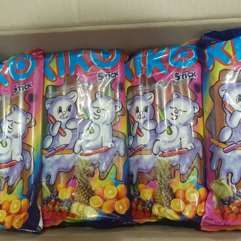 Jual kiko ice stick|stik es bon bon buah aneka rasa(isi 10 stik ...