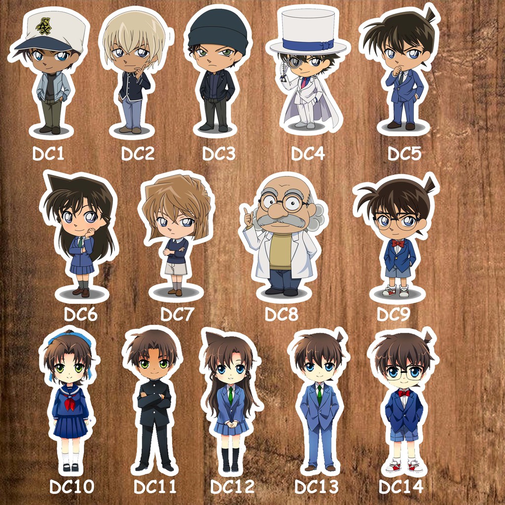 Jual sticker stiker anime lengkap Detektif Conan seri 1 | Shopee Indonesia