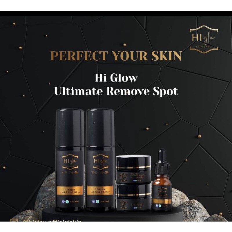 Jual (TERLARIS) Hi Glow Ultimate Remove Spot (paket Flek) | Shopee ...