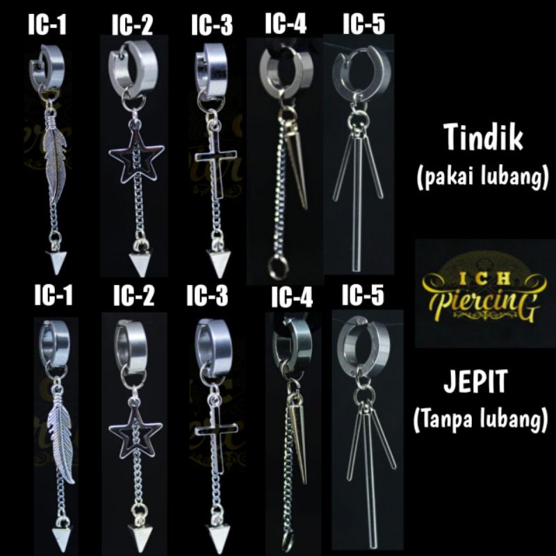 Jual TERLARIS ANTING GANTUNG CEWEK DAN COWOK ALA KOREA / ANTING BTS ...