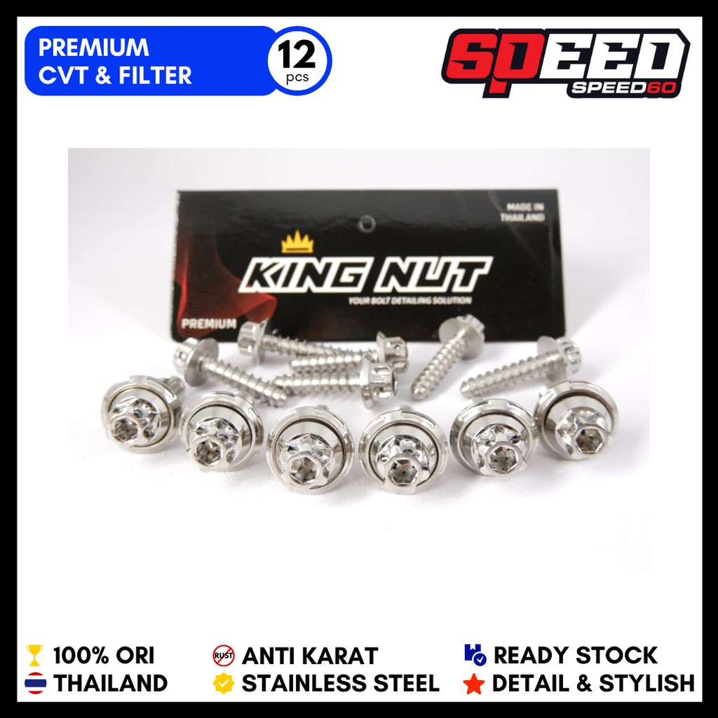 Jual Premium SET Baut CVT FILTER Nmax Aerox Xmax Lexi Probolt Stainless ...