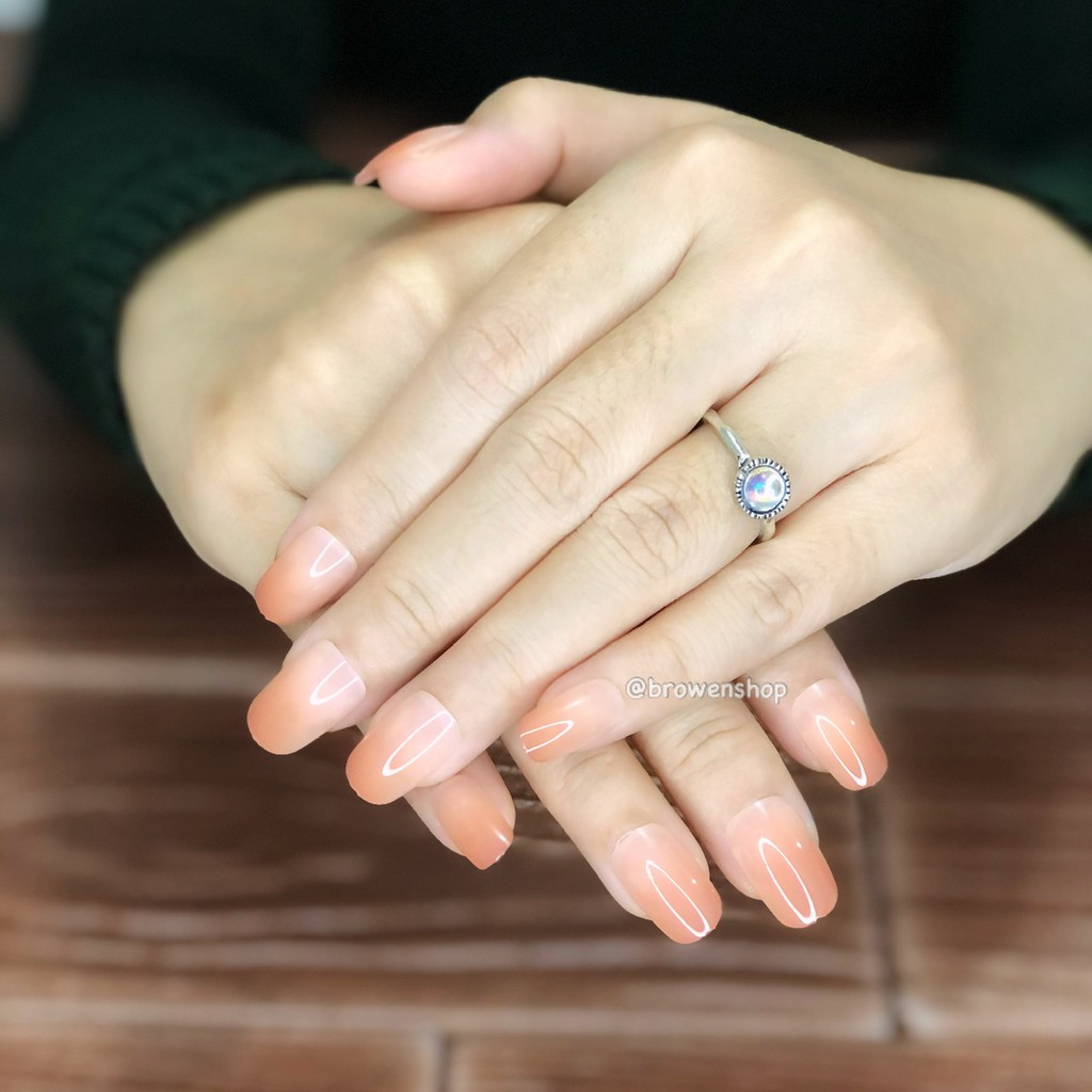 Jual kuku palsu french ombre gradasi fake nail gradation KPS | Shopee ...