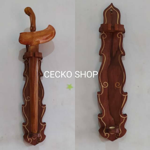 Jual blawong tempat keris tempel dinding minimalis | Shopee Indonesia