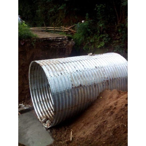 Jual Corrugated Steel Pipe Gorong Gorong Baja Pipa Baja Bergelombang ...