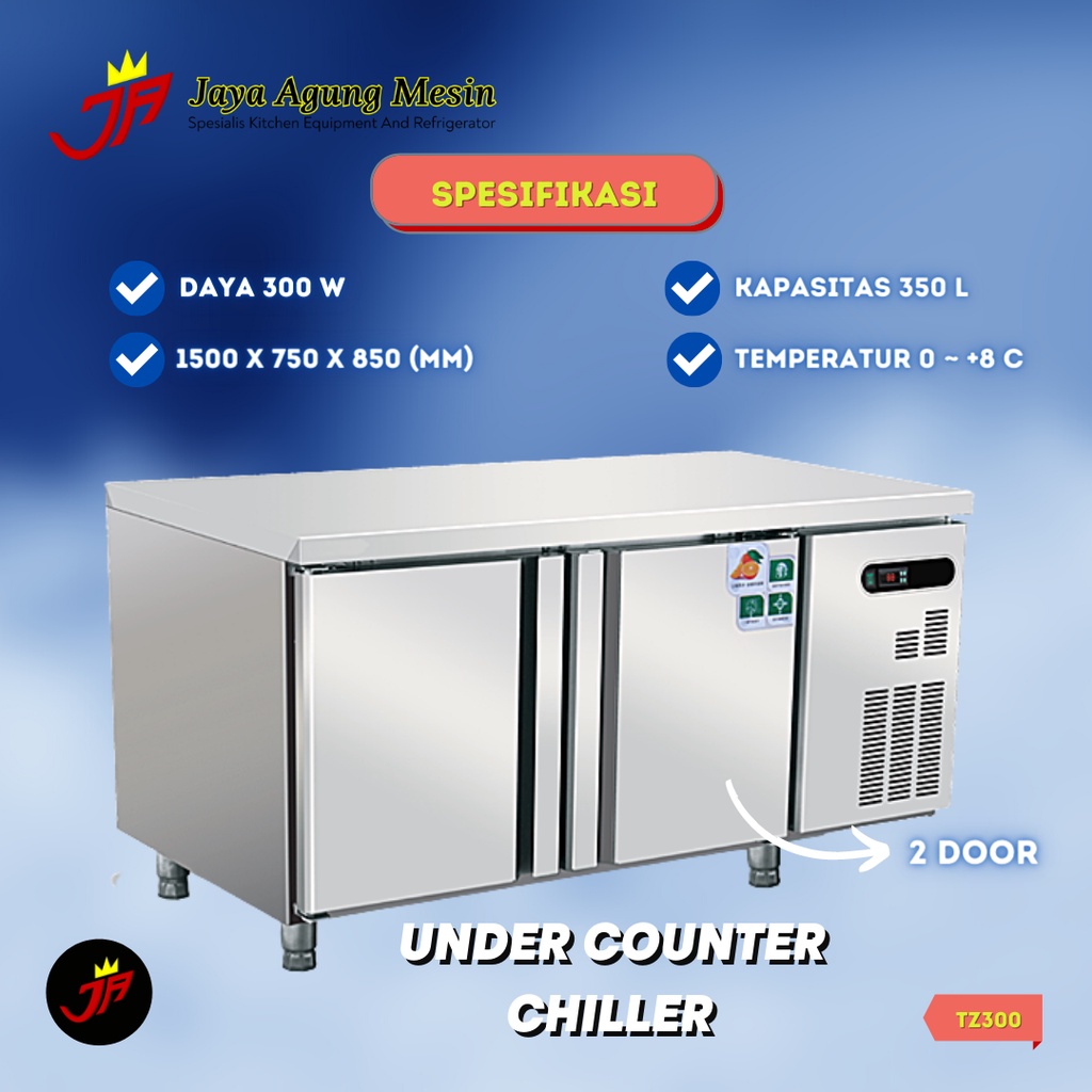 Jual Undercounter Chiller Crown TZ 300/Undercounter Chiller TZ-300G ...