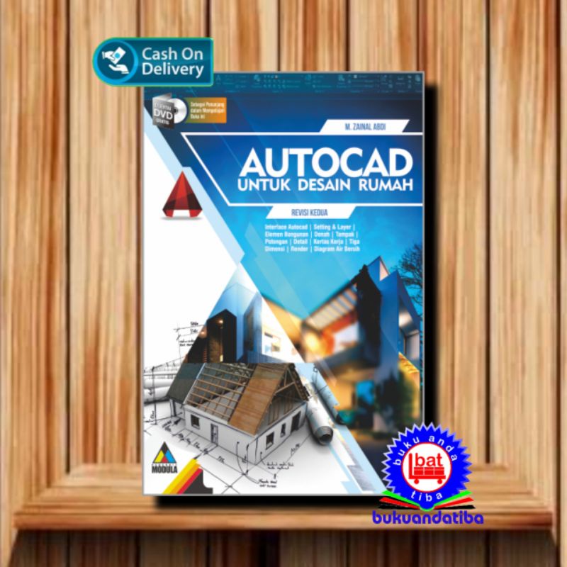 Jual BUKU AUTOCAD UNTUK DESAIN RUMAH + DVD Edisi REVISI | Shopee Indonesia
