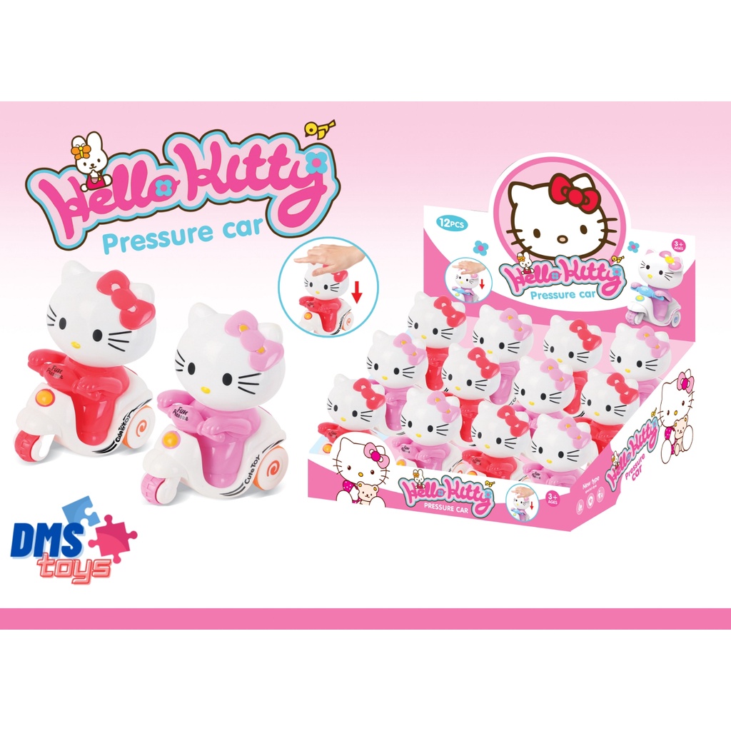 Jual Mainan Anak Pressure Tekan Pressure Hello Kitty Push & Go DMS TOYS ...