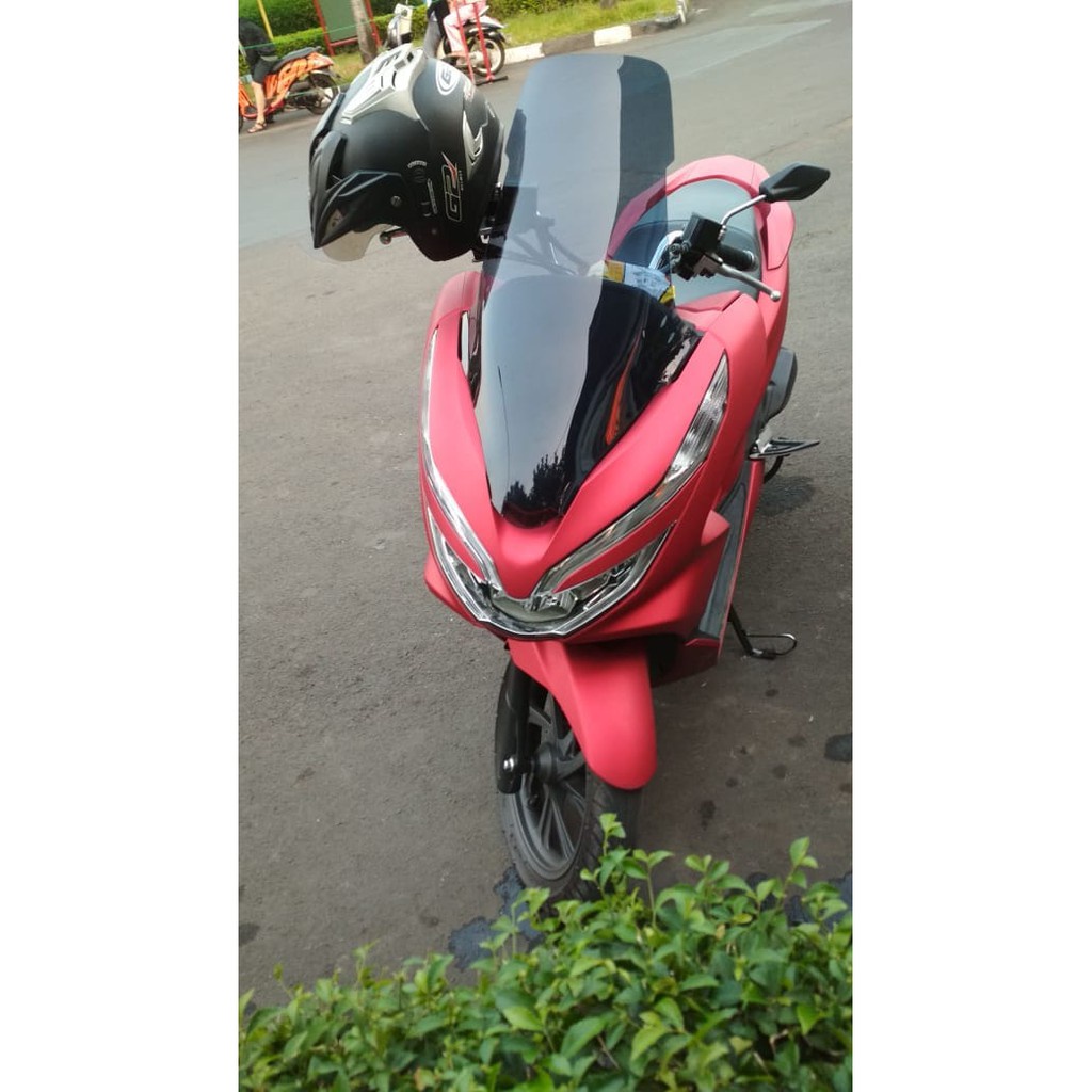 Jual Windshield Winsil Variasi All New Honda PCX LOKAL Tinggi 70 cm ...