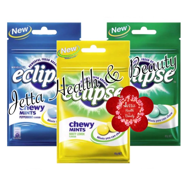Jual Wrigleys Eclipse Chewy Mint Powerful Fresh Breath Candy Permen ...