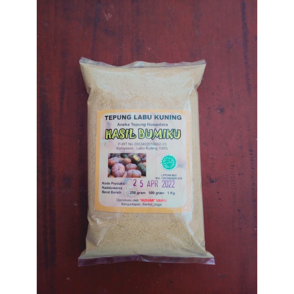 Jual Tepung LABU KUNING Organik kemasan 1 KG/Tepung MPASI Organik ...