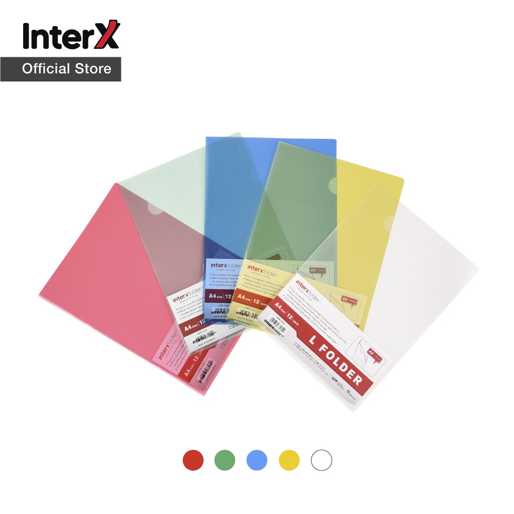 Jual InterX Map L A4 (L Folder A4) isi 12 | Shopee Indonesia