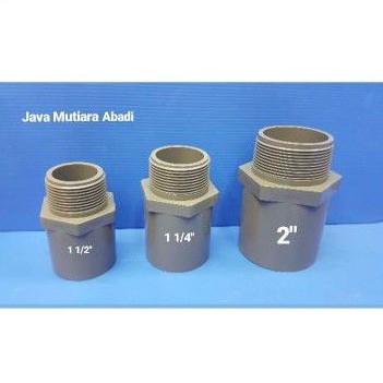 Jual Fitting PVC Sok drat luar 11/2" Rucika Aw/Valve Socket/SDL ...
