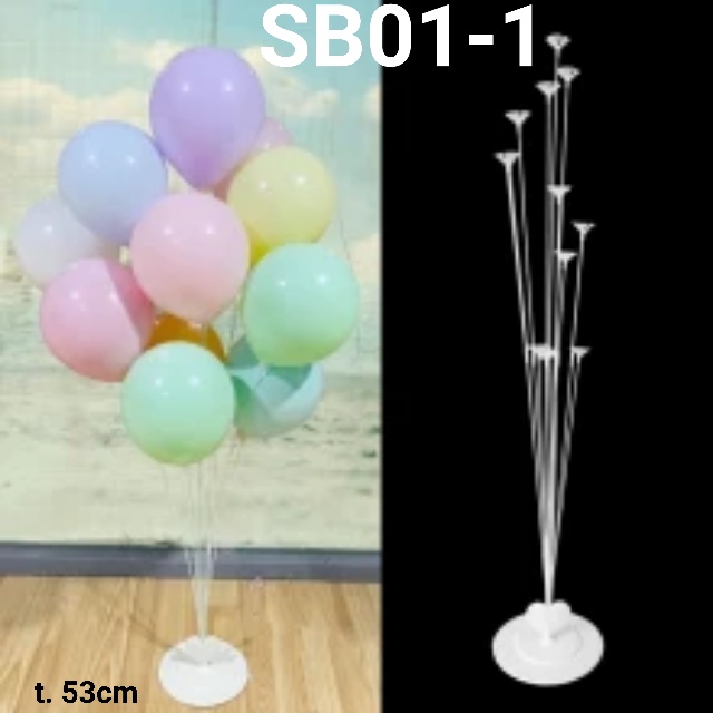 Jual SB01 Tiang standing tatakan balon gate bulat sabit hati gapura ...
