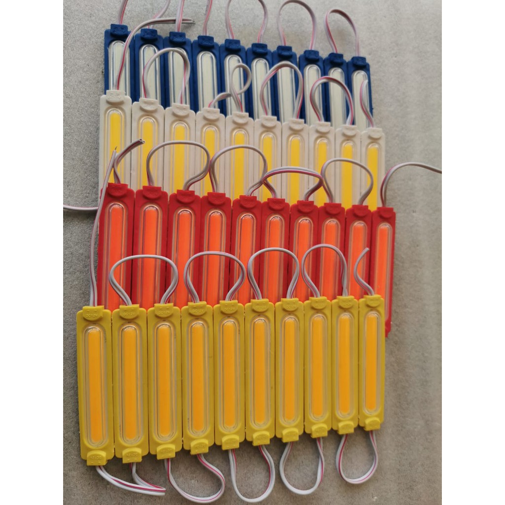 Jual Lampu led cob bening panjang 9 mata 12 volt led 12 volt 9 mata ...