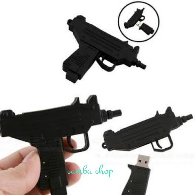 Jual FLASHDISK KARAKTER UNIK DAN LUCU UZI | HANDGUN | AK47 | SENAPAN ...