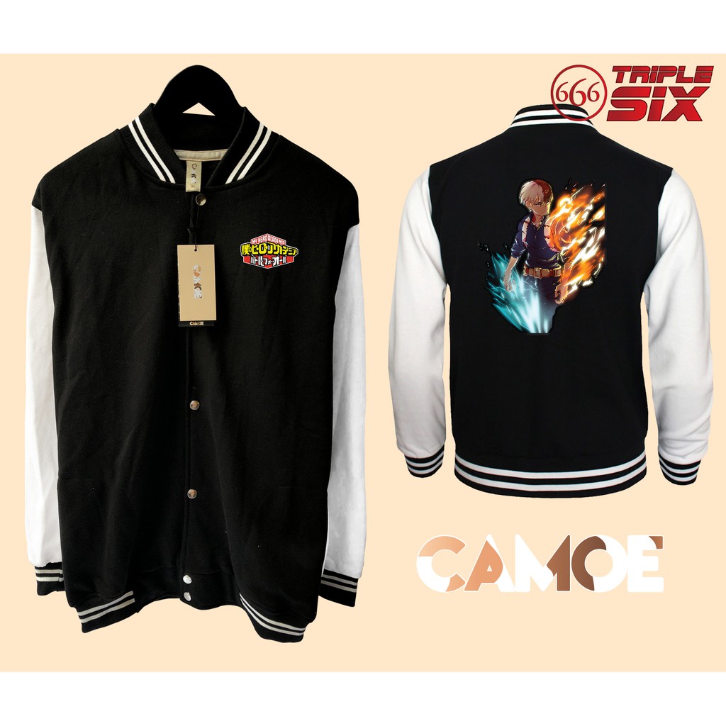 Jual Jaket Varsity Baseball Anime My hero academia todoroki shoto ...