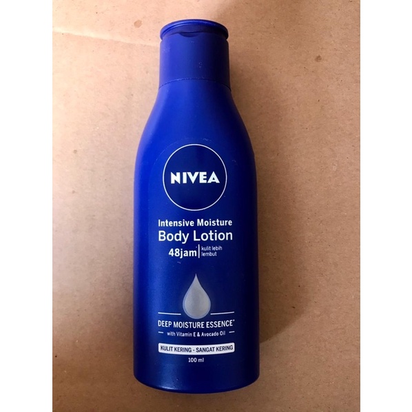 Jual NIVEA Body Lotion Intensive Moisture Botol BIRU 100 ml | Shopee ...