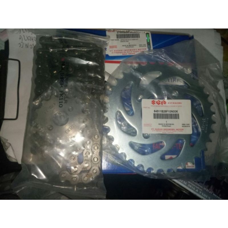 Jual RANTAI GER GIR GEAR SET SUZUKI NEW SMASH SMASH TITAN ORI SGP | Shopee Indonesia