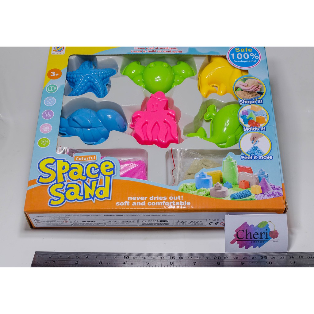 Jual Mainan Pasir Colorful Space Sand | Shopee Indonesia