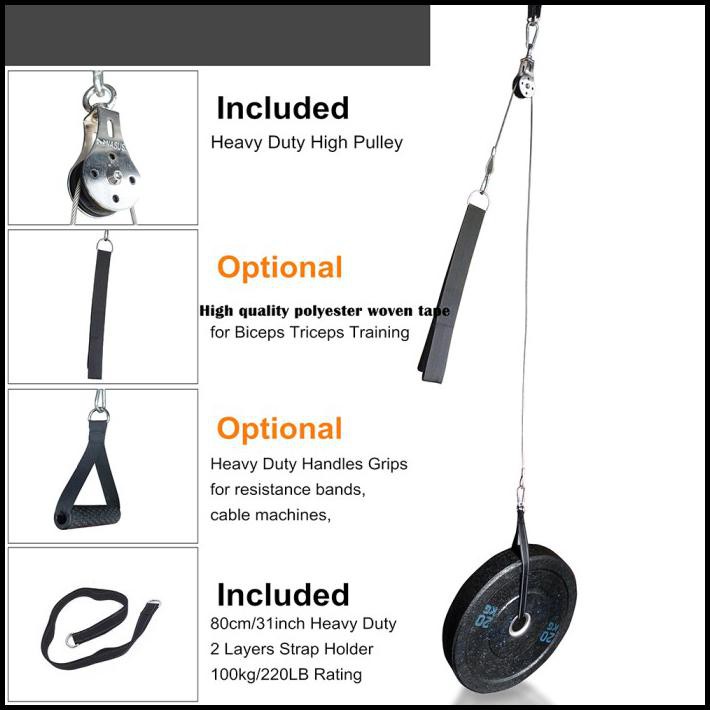 Jual KATROL FITNES SET HOME GYM WORKOUT MULTIFUNGSI PULLDOWN TRICEPS ...