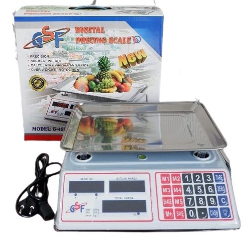 Jual S3A_STORE TIMBANGAN BUAH DIGITAL 30 DAN 40 KG DOUBLE DISPLAY ...
