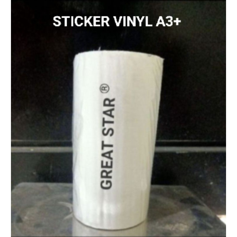 Jual STICKER VINYL ROLL UK A3+/ 32/31/30CM X 30M DYE INK ( NO ...