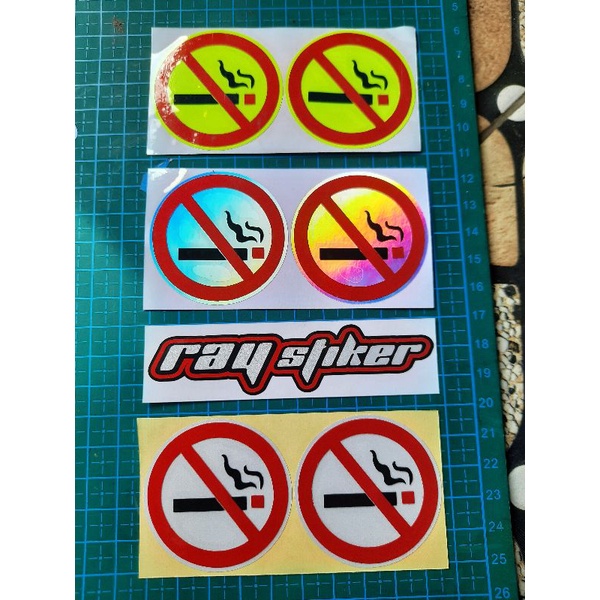 Jual STIKER CUTTING DILARANG MEROKOK / NO SMOKING | Shopee Indonesia